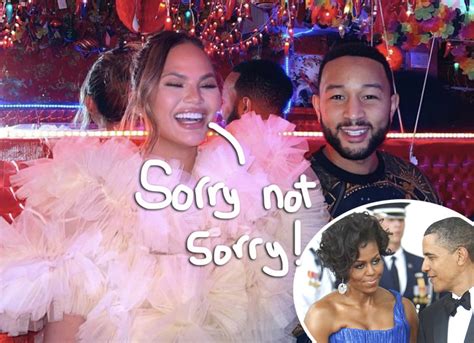 Omg Chrissy Teigen John Legend Hooked Up At What Obama Event Perez Hilton
