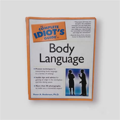Complete Idiots Guide Body Language Self Help Book Preloved Hobbies