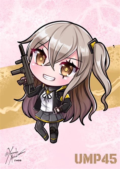Made An Ump45 Chibi Rgirlsfrontline