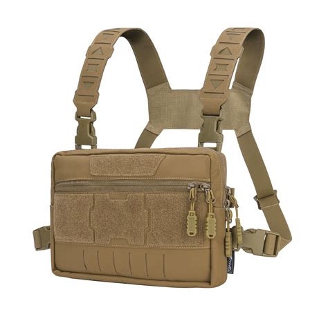 Toptacpro 500d Cordura Nylon Tactical Chest Pack Recon Kit Bag For Men