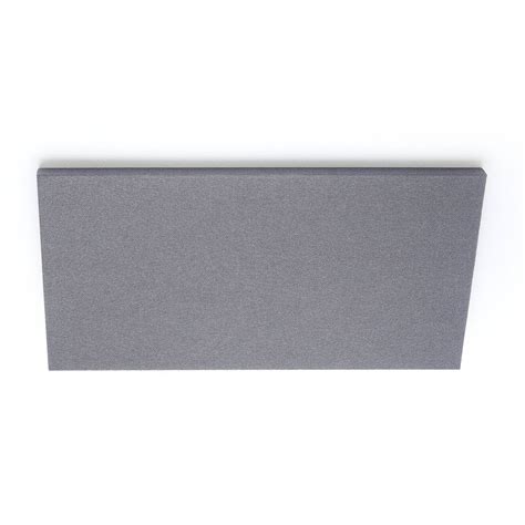 Acoustic Panel Poly Rectangular 1180x600x56 Mm Light Grey Aj Products