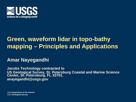 Pdf Green Waveform Lidar In Topo Bathy Mapping â€“ Principles Dokumen Tips