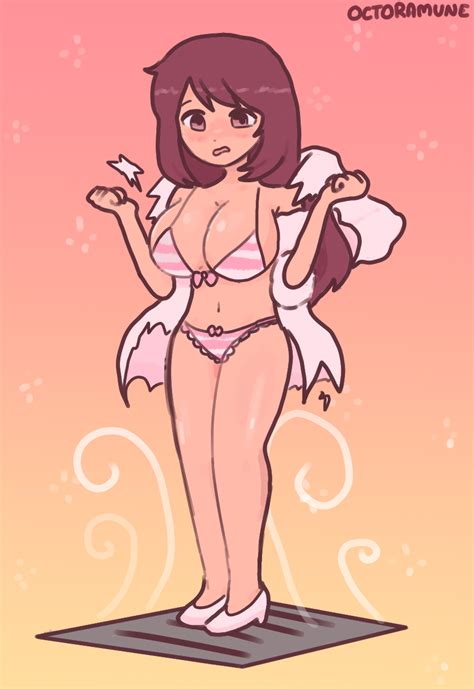 Rule 34 Blush Bra Embarrassed Emily Sim Emirichu Octoramune Panties Ripped Clothing Shimapan