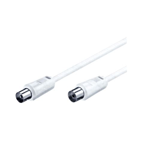 Cable De Antena Tv 15m Color Blanco Wir1200