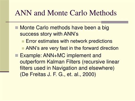 Ppt Analysis Of Microarray Data Using Monte Carlo Neural Networks Powerpoint Presentation Id