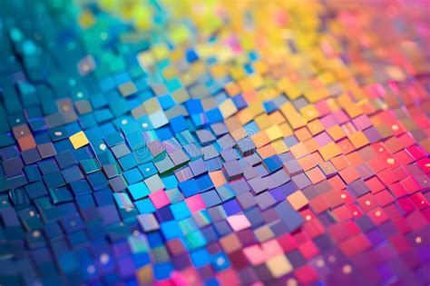 Vibrant Hues Of Colorful Cubes A Symphony Of Geometric Shapes In Motion Dynamically Shifting