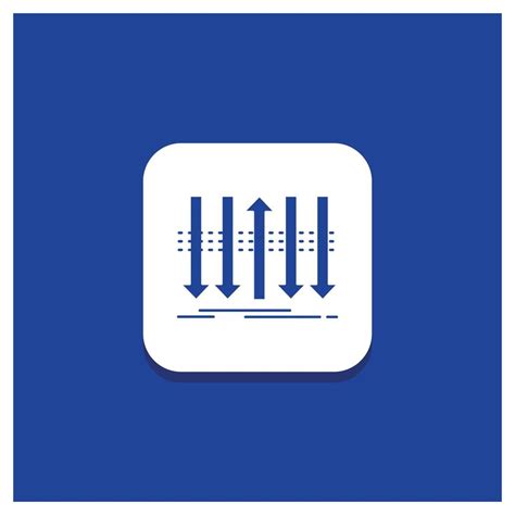 Blue Round Button For Arrow Business Distinction Forward Individuality Glyph Icon 12918607
