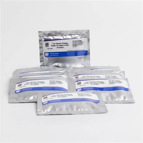 Mp Biomedicals Tris Glycine Running Buffer For Native Page 10 Packets Buy Online Mp