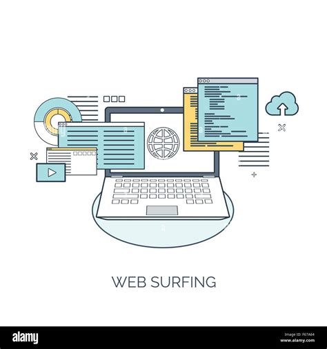 vector illustration flat computing background programming coding web