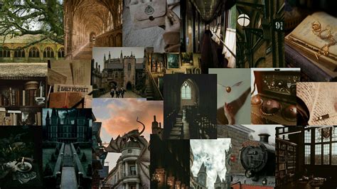 Collage Harry Potter Wallpaper Wallpaper Backgrounds Laptop Harry