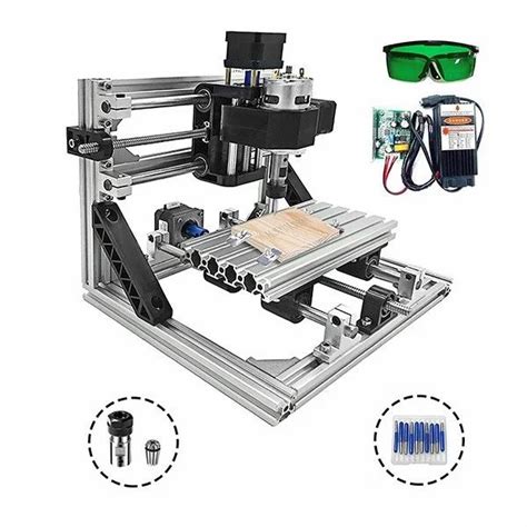 Cnc 1610 3 Axis Mini Diy Router With 500mw Laser Module Wood Engraving