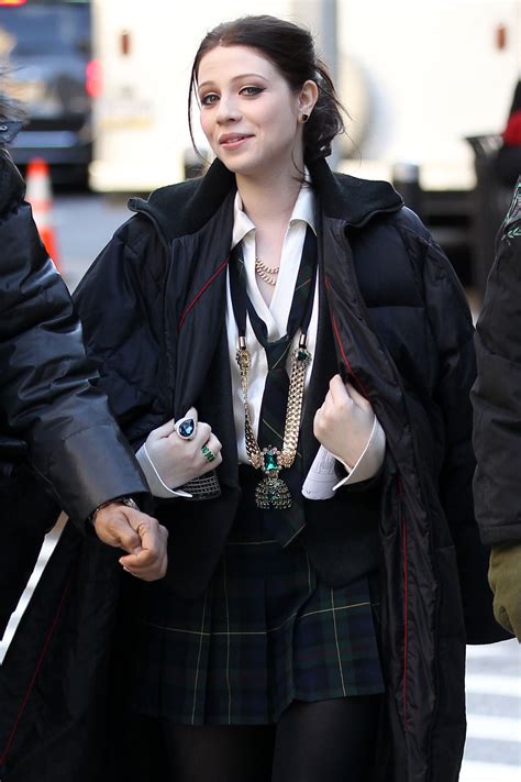 Michelle Trachtenberg At The Gossip Girl Set In New York Hawtcelebs