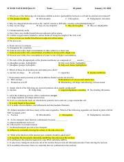 SCB201 Quiz 2 Answer Pdf SCB 201 Fall II 2020 Quiz 2 Name 20 Points January 22 2020 1 Which