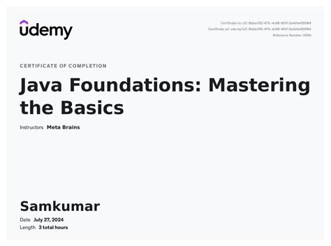 Samkumar K On Linkedin Java Programming Udemy Continuouslearning Professionaldevelopment