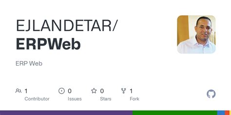 Github Ejlandetarerpweb Erp Web