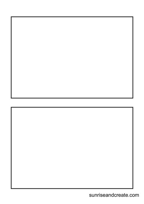 Free Printable Rectangle Templates Includes 9 Different Sizes