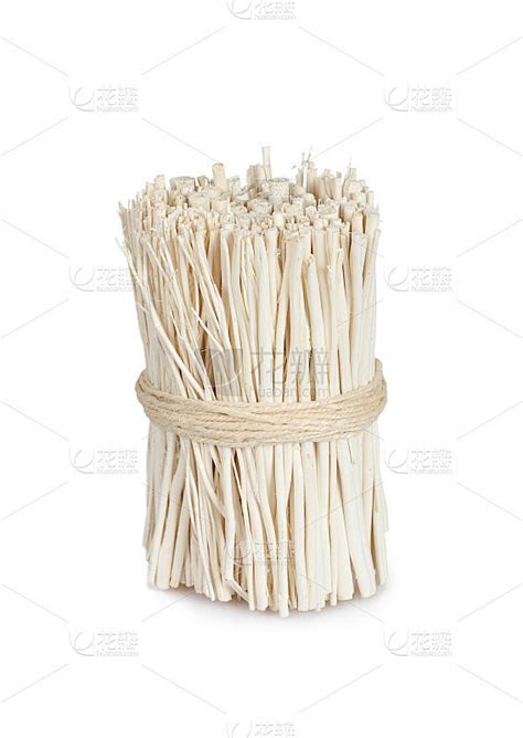 一束白色的枯枝