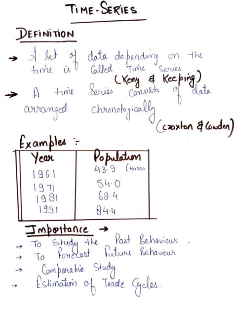 Time Series Pdf Time Series Data Analysis