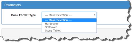 Using The Dropdown Parameter Type Quickreportz