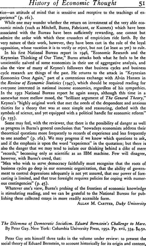 The Dilemma Of Democratic Socialism Eduard Bernsteins Challenge To