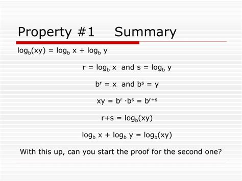PPT Proofs Of Properties Of Logs PowerPoint Presentation Free Download ID 4208818