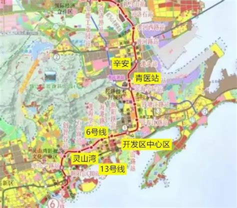 青岛6号线地铁 站点 详细规划 第3页 大山谷图库