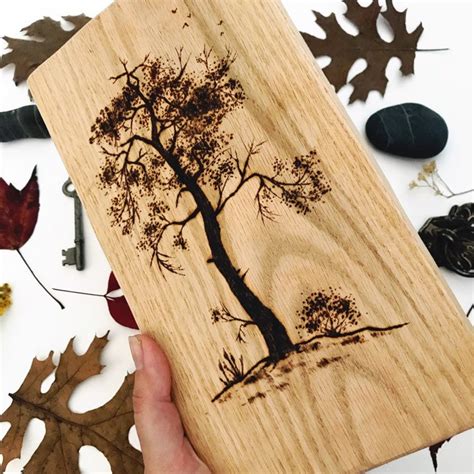 Wood Burning Tree Wall Art At Bonnie Call Blog