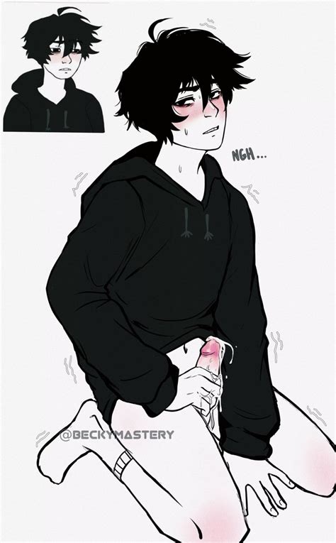 Rule 34 1boy Balls Beckymastery Artist Black Eyes Black Hair Blush
