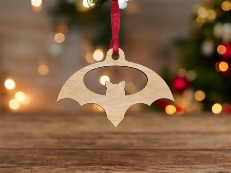 Laser Cut Bat Halloween Ornament Cdr Dxf Eps Svg File Free Download Vecty