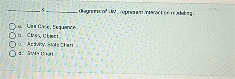 Diagrams Of UML Represent Interaction StudyX