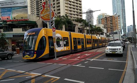 Gold Coast Trams Map Gold Coast Light Rail Network Xtgo