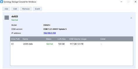Immutability With Veeam 365 Backups And Synology Tim S Tech Thoughts