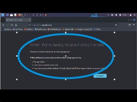 Fix Kali Linux Internet Connection Issue Firefox Hmm We Re Having