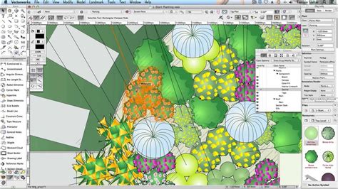 Vectorworks Landmark 2014 Explore The Planing File And Plant Structure 18 Youtube