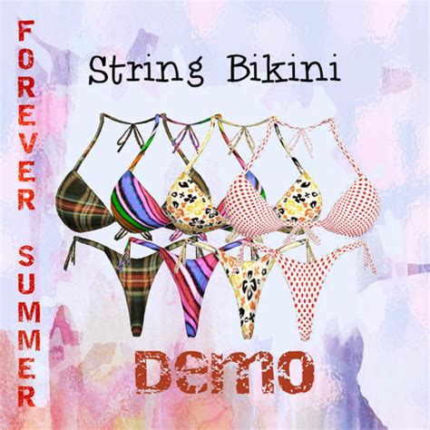Second Life Marketplace Demo String Bikini 1