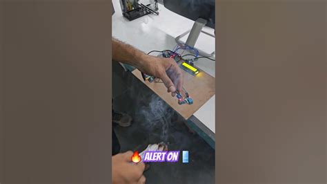 🔥 smoke and fire alert on phone using arduino and gsm arduinoproject trendingshorts trending