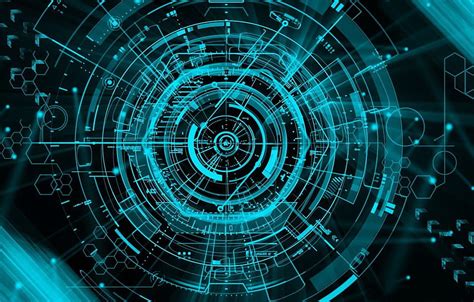 미래 지향적인 육각형 미래 지향적인 원 Hd 월페이퍼 Pxfuel