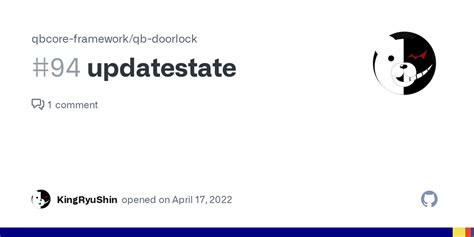 Updatestate Issue 94 Qbcore Framework Qb Doorlock GitHub