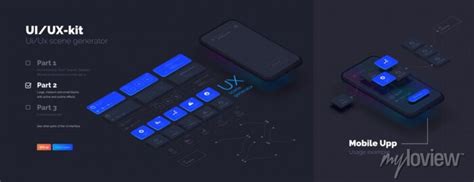 Toolkit Uiux Scene Creator Part 2 Mobile Application Design Posters For The Wall • Posters