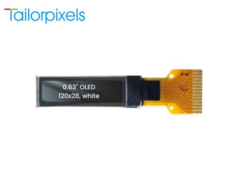 TOX063TSWIG02 0 63 Inch PMOLED OLED 12028 White I2C SSD1312 Medical Handheld Terminal