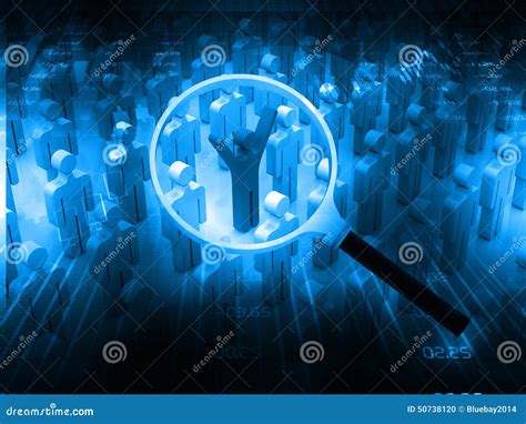 Choose The Right Person Stock Illustration Illustration Of Customer