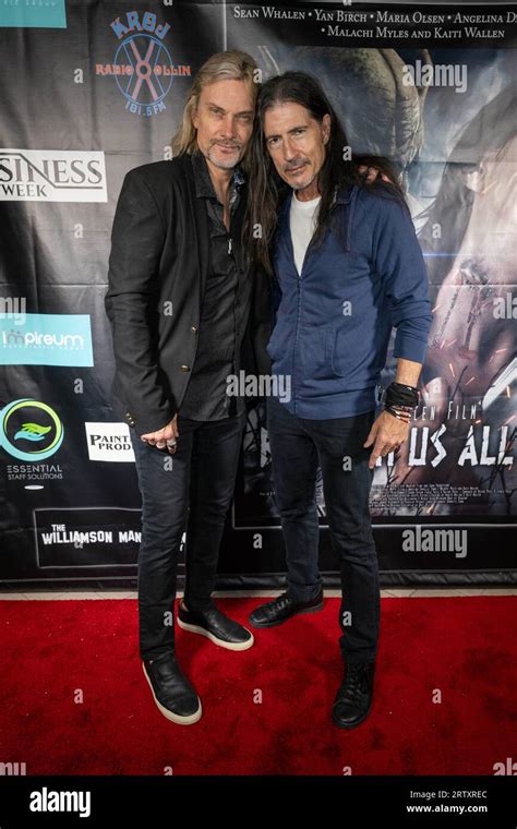 Los Angeles Usa 14th Sep 2023 Actor Yan Birch Actor Billy Wirth