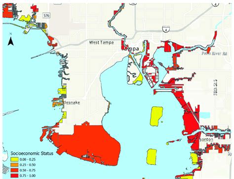 The Social Vulnerability Index For The Theme Of Socioeconomic Status Download Scientific