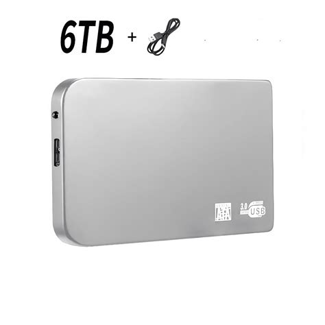 External Usb Hard Drive 6tb Portable Mobile Storage And Backup Plus