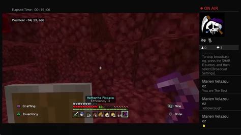 Minecraft Rompiendo Un Pico De Netherite Youtube