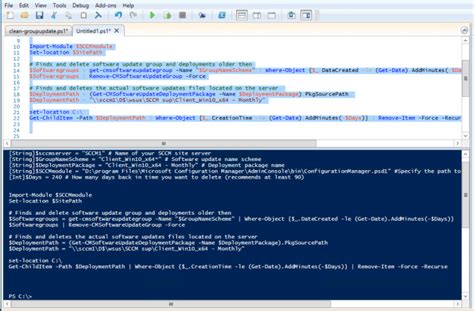 Sccm And Powershell Maintenance Script For Software Updates Groups