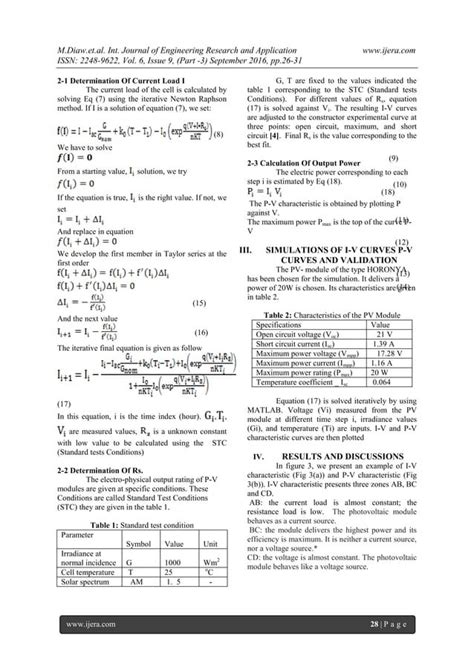 Solar Module Modeling Simulation And Validation Under Matlab