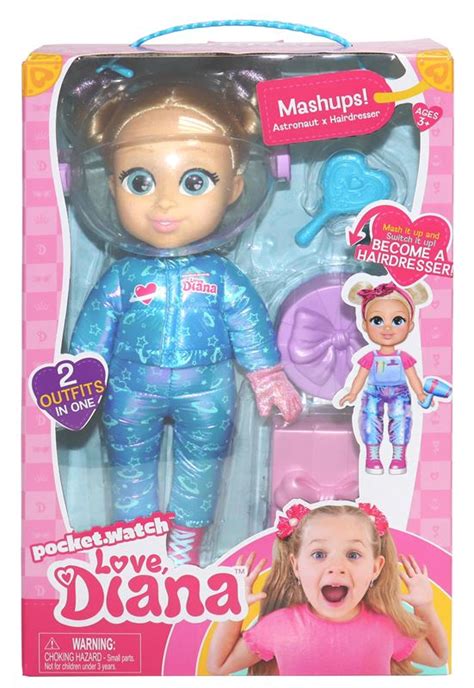 Love Diana Doll Mashup Astronaut To Hairdresser Dukke Med To Antrekk