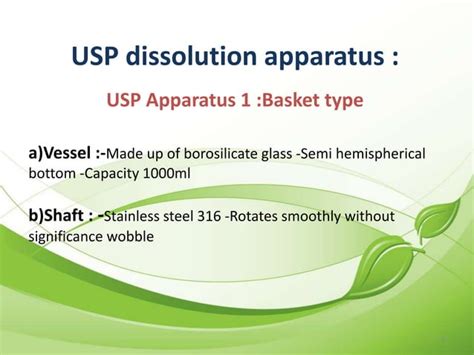 Dissolution Apparatus Ppt