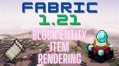 Fabric 1211 Modding Tutorial Block Entity Item Rendering Youtube